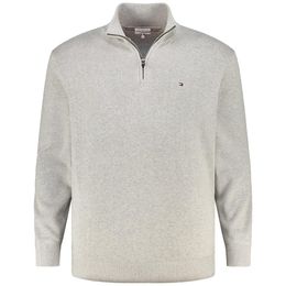 Herren Gro&szlig;e Gr&ouml;&szlig;en | Tommy Hilfiger Troyer mit Kaschmir Farbe grau Gr&ouml;&szlig;e: 3XL