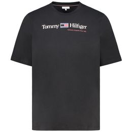 Herren Gro&szlig;e Gr&ouml;&szlig;en | Tommy Hilfiger T-Shirt mit Label-Print Farbe schwarz Gr&ouml;&szlig;e: 4XL