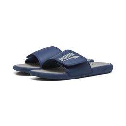 Puma Damen Sandale "Cool Cat 2.0 V FS Slides Erwachsene", Gr. 46persian blau gray echo, Obermaterial: Synthetik. Futter: Textil. Innensohle: