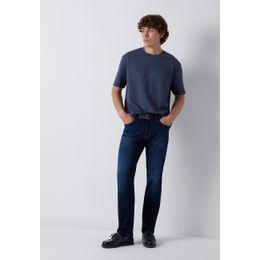 Mavi Herren Gerade Jeans "MARTIN"deep indigo ultra move, Gr. 34, 93% Baumwolle, 5% Elastomultiester, 2% Elastan, Jeans, Straight Jeans