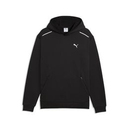 Puma Herren Hoodie "PumaTECH Far-Infrared Fleece Hoodie Herren"schwarz, Gr. L, Obermaterial: 34% Baumwolle, 66% Polyester. Seitentasche &ndash; Oben: 100%