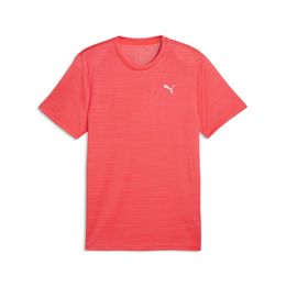 Puma Herren Trainingsshirt "PWRTRAIN Jacquard T-Shirt Herren"ultra rot, Gr. L, Obermaterial: 100% Polyester, Shirts