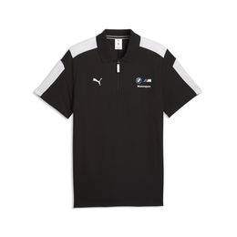 Puma Herren Poloshirt "BMW M Motorsport MT7 Polo Herren"schwarz, Gr. XL, clean, Obermaterial: 52% Baumwolle, 48% Polyester. Rippe: 100% Baumwolle,