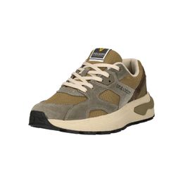 Lyle & Scott LYLE & SCOTT Herren Sneaker "Logan", Gr. 43, beige, Kunstfaser, Rindsleder, Schuhe, mit geformter, hochelastischer Innensohle
