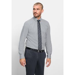 OLYMP Herren Businesshemd "OLYMP Level Five 24/Seven, Body Fit, Modern Kent mit extra langem Arm"gr&uuml;n, Gr. 38, 64% Baumwolle, 27% Polyester, 9%