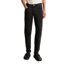 Marc O'Polo Herren Tapered-fit-Jeans "aus Bio-Baumwoll-Mix"schwarz, Gr. 31, MARC O'POLO DENIM, unifarben, Obermaterial: 99% Baumwolle, 1% Elasthan, Jeans
