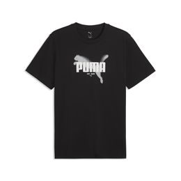 Puma Herren T-Shirt "Graphics Puma T-Shirt Herren"schwarz, Gr. XXL, bedruckt, Obermaterial: 100% Baumwolle. Rippe: 80% Baumwolle, 20% Polyester,