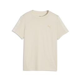 Puma Kinder T-Shirt "Essentials Tape T-Shirt M&auml;dchen"alpine snow wei&szlig;, Gr. 164, clean, Obermaterial: 100% Baumwolle. Rippe: 80% Baumwolle, 20%