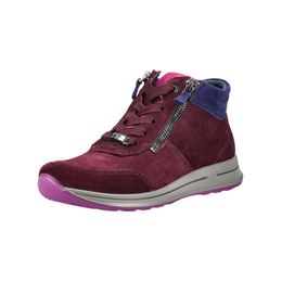 Ara Damen Sneaker "Ara Sneaker Veloursleder", Gr. 42rot, pink, Veloursleder, Schuhe