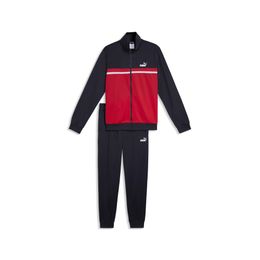 Puma Herren Jogginganzug "Colourblocked Trainingsanzug Herren"new navy blau, Gr. M, Obermaterial: 100% Polyester. Taschenfutter: 100% Polyester.