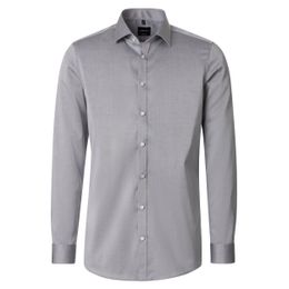 Venti Herren Businesshemd "Venti Businesshemd extra langer Arm 69cm uni"grau, Gr. 41, unifarben, 100% Baumwolle, Hemden