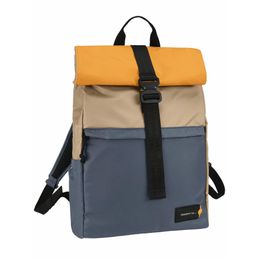 noch offen Herren Backpack Toby 20L Gelb Wasserdichtes Au&szlig;enmaterial