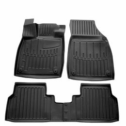Boni-Shop&reg; Fu&szlig;matten Auto, Gummimatten Auto 3D f&uuml;r VOLKSWAGEN ID.4 (2020-...), passgenaue Autofu&szlig;matten