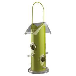 Vogelfutterspender, Futterspender V&ouml;gel, gr&uuml;n, 800ml
