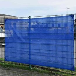 Bauzaunnetz blau 1,80m x 3,45m, Sichtschutznetz, Bauzaunblende