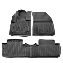 Boni-Shop&reg; Fu&szlig;matten Auto f&uuml;r PEUGEOT 5008 (2017-...), 3D Gummifu&szlig;matten, passgenau, rutschfest