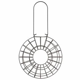 Meisenkn&ouml;delhalter rund, f&uuml;r 8 Kn&ouml;del, Metall, schwarz