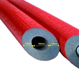 NMC Rohrisolierung 18mm, Heizungsrohr Isolierung, 2m, 13mm D&auml;mmung, Heizungsisolierung