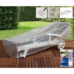 Boni-Shop&reg; Schutzh&uuml;lle Liege transparent, Abdeckplane Liege, 200x75x45cm