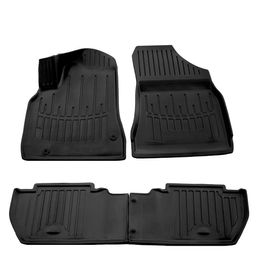 Boni-Shop&reg; Gummifu&szlig;matten 3D, passgenau, CITROEN Berlingo II (2008-2018), Fu&szlig;matten mit hohem Rand
