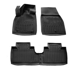 Boni-Shop&reg; Gummifu&szlig;matten Auto f&uuml;r FORD Mustang Mach-E (ab 2020), 3D, passgenau, Polyurethan