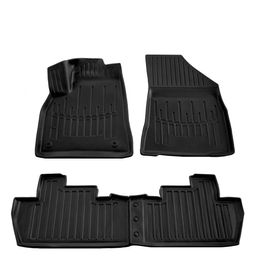 Boni-Shop&reg; Gummifu&szlig;matten Auto f&uuml;r PEUGEOT 5008 (2008-2017), 3D, passgenau, Polyurethan, geruchlos