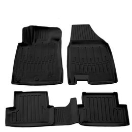 Boni-Shop&reg; Fu&szlig;matten Auto f&uuml;r Nissan Qashqai J10 (2007-2014), 3D Gummimatten, passgenau, mit hohem Rand