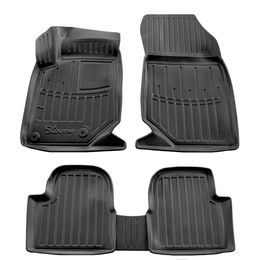 Boni-Shop&reg; Fu&szlig;matten Auto, 3D Gummimatten f&uuml;r PEUGEOT 2008 II (2019-...), passgenaue, geruchlos