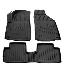 Boni-Shop&reg; Gummifu&szlig;matten Auto f&uuml;r Jeep Cherokee KL (2013-2021), 3D, passgenau, rutschfest, Polyurethan