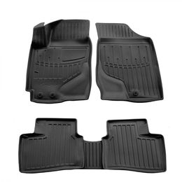 Boni-Shop&reg; Gummifu&szlig;matten Auto 3D f&uuml;r KIA Cerato (TD) (2008-2012), passgenau, Polyurethan
