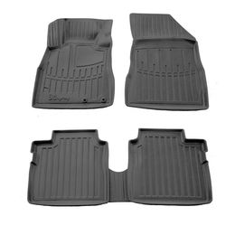 Boni-Shop&reg; Gummifu&szlig;matten Auto 3D f&uuml;r NISSAN Note II (E12) (2012-...), passgenaue Autofu&szlig;matten