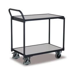 Cordes ESD Tischwagen, 2 Ladefl&auml;chen, Typ L, EasySTOP, Werkstattwagen ESD