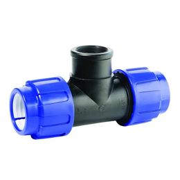 Cepex PP PE Rohr Verschraubung T-St&uuml;ck 40 x 1 1/4" IG x 40