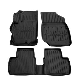 Boni-Shop&reg; Auto Fu&szlig;matten Gummi, 3D Gummifu&szlig;matten Citroen C-Elysse (2012-...), Passgenau
