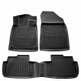 Boni-Shop&reg; Fu&szlig;matten Auto, Gummifu&szlig;matten 3D f&uuml;r PEUGEOT 407 (2004-2011) Limousine, passgenau