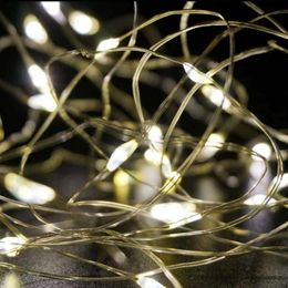 Boni-Shop&reg; Micro Lichterkette, LED, 30 LEDs, 155cm, warmwei&szlig;, Batterie