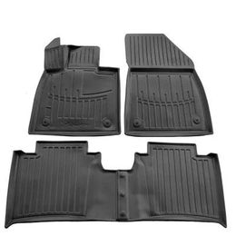 Boni-Shop&reg; Gummifu&szlig;matten Auto 3D f&uuml;r ZEEKR 001 (2021-...), passgenau, Polyurethan, mit hohem Rand