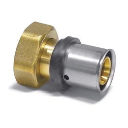 Boni-Shop&reg; Eurokonus Verschraubung, Pressfitting &Uuml;bergang 20 x 2 - 3/4 IG, Heizungsrohr Verbinder