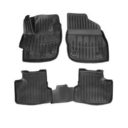 Boni-Shop&reg; Fu&szlig;matten Auto f&uuml;r Mazda 3 (BL) (2008-2013), 3D Gummifu&szlig;matten, passgenau