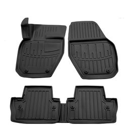 Boni-Shop&reg; Fu&szlig;matten Auto, Gummimatten Auto 3D f&uuml;r VOLVO V60 I (2010&ndash;2018), passgenaue Autofu&szlig;matten