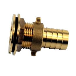 Tankdurchf&uuml;hrung, Regentonnen Durchf&uuml;hrung 1 Zoll, Messing Schlauchstutzen 25mm
