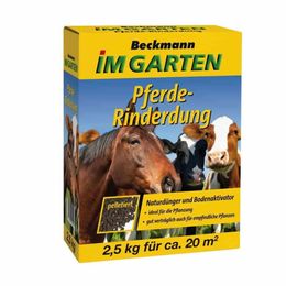 BECKMANN&BREHM Pferde-Rinderdung pelletiert 2,5 Kg BIO Anbau geeignet