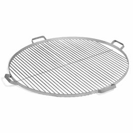 Grillrost 80 cm, Edelstahl, f&uuml;r Feuerschale, 4 Griffe