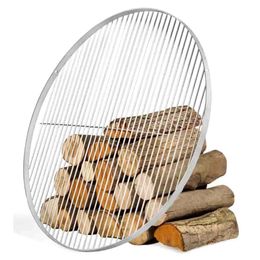 Grillrost Edelstahl 80 cm, Rund, f&uuml;r Grill, Dreibein