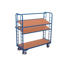 Cordes Etagenwagen mit 3 B&ouml;den 250 kg Typ M + EasySTOP