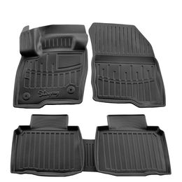 Boni-Shop&reg; Fu&szlig;matten Auto, Gummimatten Auto 3D f&uuml;r FORD Edge (CD539) (2014-2020), passgenaue, Polyurethan, rutschfest