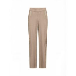 Levete Room Damen Chinos "Levete Room Trouser LR-RUBIE"8500, fossil, Gr. S, Obermaterial: 74% Viskose, 26% Polyamid, Hosen