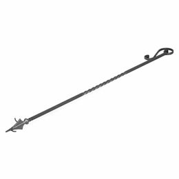 Feuerschale Zubeh&ouml;r, Sch&uuml;rhaken, Grillhaken, 100cm, Naturstahl