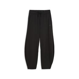 Puma Damen Sporthose "PumaTECH SENSE Barrel Jogginghose Damen"schwarz, Gr. M, unifarben, Obermaterial: 25% Modal, 50% Polyester, 9% Elasthan, 16%