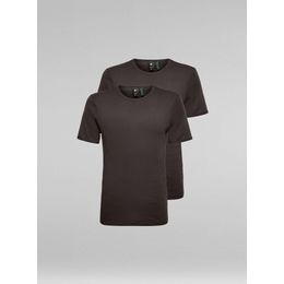 G-Star Raw G-STAR Herren T-Shirt "Base T-Shirt 2-Pack"schwarz, Gr. XL, Obermaterial: 100% Baumwolle, Shirts